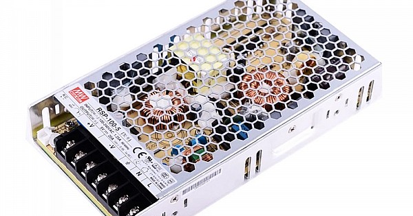 RSP-100-5 PFC 기능이 있는 MEANWELL 100W 5VDC 20A 115/230VAC 단일 출력 - RSP-100 ...